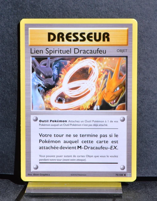 CARTE POKÉMON 75/108 Lien Spirituel Dracaufeu XY - Évolutions NEUF FR ...