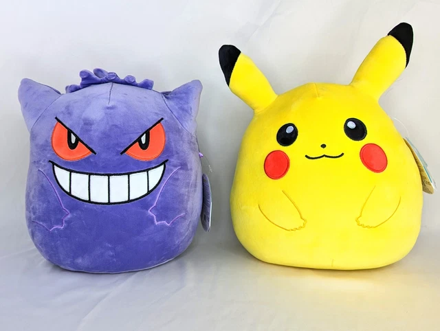 PIKACHU AND GENGAR Pokèmon Squishmallows 10” Plush £91.75 - PicClick UK