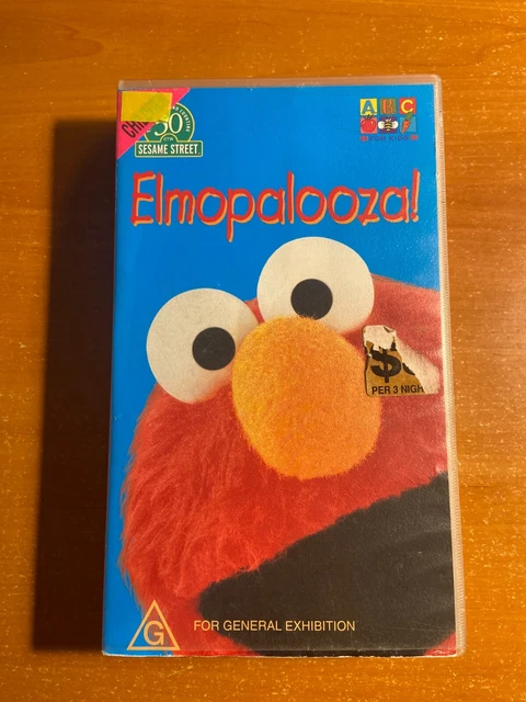 SESAME STREET - Elmopalooza! - VHS ABC [1997] $19.90 - PicClick AU