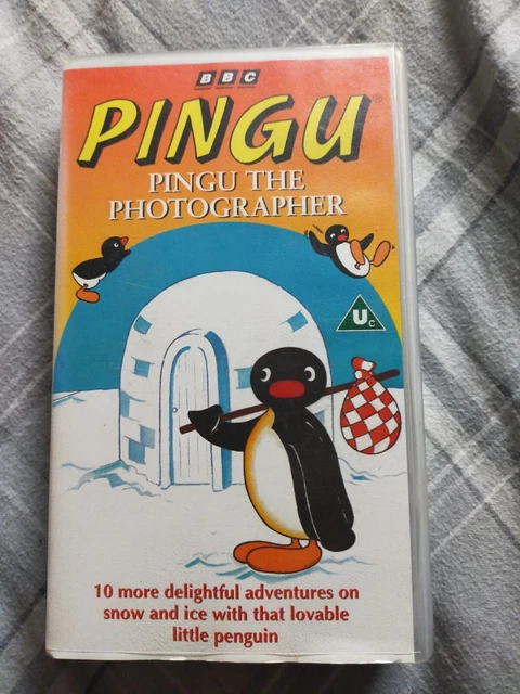 PINGU THE PHOTOGRAPHER VHS VIDEO 10 Adventures BBC PAL KIDS CHILDREN ...