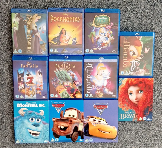 WALT DISNEY CLASSIC & Pixar Blu Ray Bundle x 11 £16.00 - PicClick UK