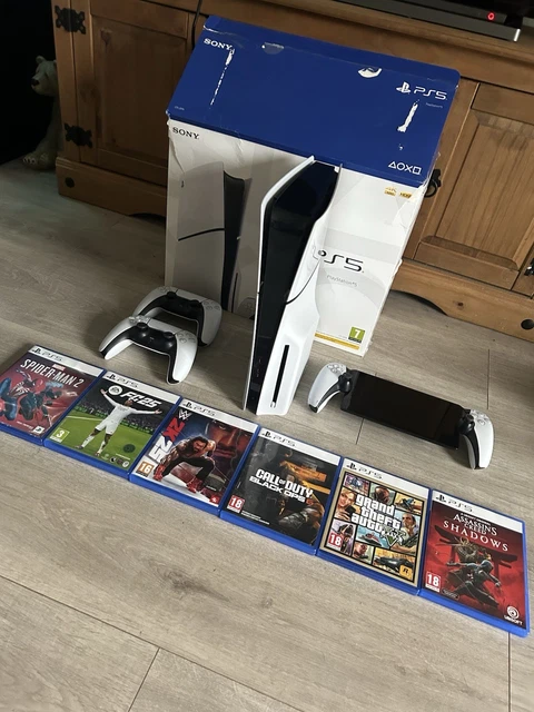 PS5 SLIM DISC Edition Bundle £400.00 - PicClick UK