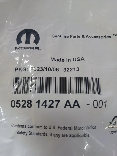 5281427AA NEW OEM Mopar Fuel Injectors 2017-2021 Chrysler Jeep Dodge ...