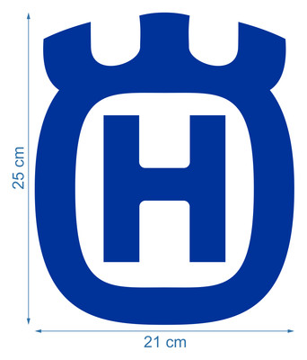 Husqvarna Large Logo Vinyl Decals Stickers Aufkleber Stickers 10 24
