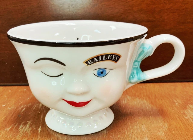 BAILEYS YUM MR. Winking Eye Face 1996 Limited Edition Coffee Tea Mug ...
