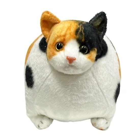 FATTY ZOO CAT Calico Plush Stuffed Animal Kawaii 16in Japan NEW £64.33 ...