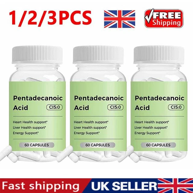 1-3X PENTADECANOIC ACID, C15:0 Supplement, High Altitude Sheep Milk ...