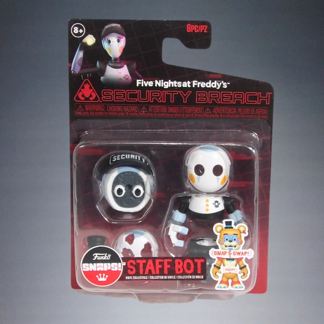 FUNKO SNAPS! FIVE Nights At Freddys Fnaf Security Breach Staff Bot ...