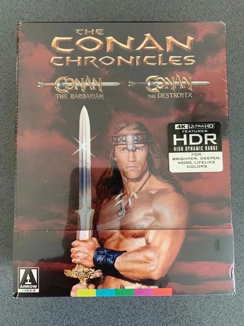 THE CONAN CHRONICLES the Barbarian & Destroyer 4K UHD Limited edition ...