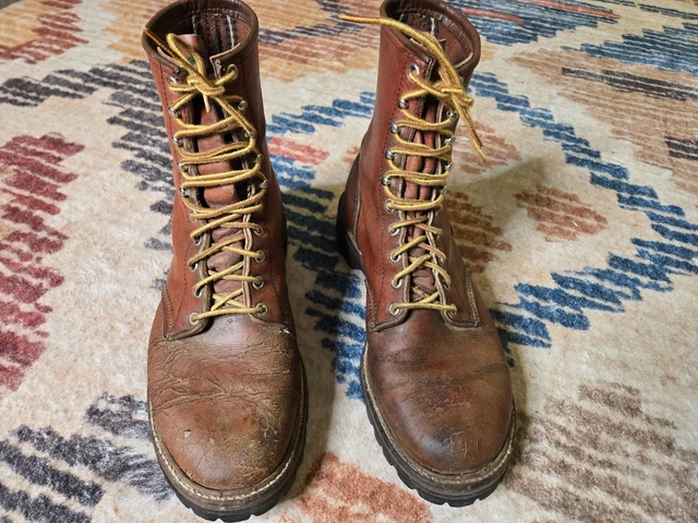 RED WING IRISH Setter Sport Boot Mens Brown Leather Lace Up Work Boots ...