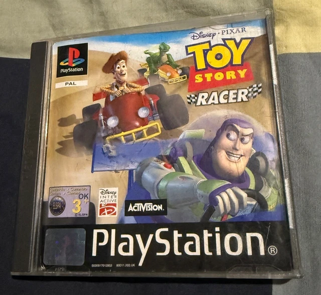 PS1 SONY PLAYSTATION 1 TOY STORY RACER VIDEO GAME vintage disney pixar ...