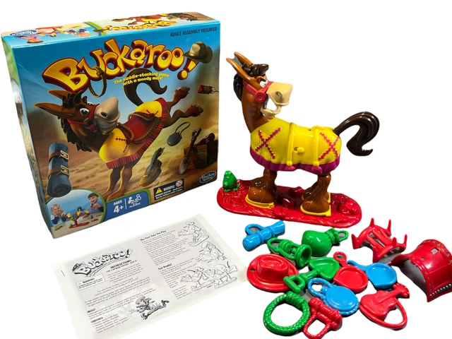 BUCKAROO! BY HASBRO Gaming 'The Saddle-Stacking Game!' (4yrs ...