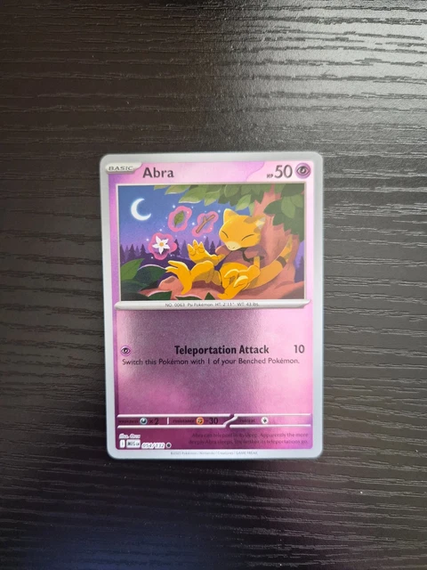 POKEMON MEGA EVOLUTION ME01 - Abra - 054/132 - Reverse Holo £1.79 ...