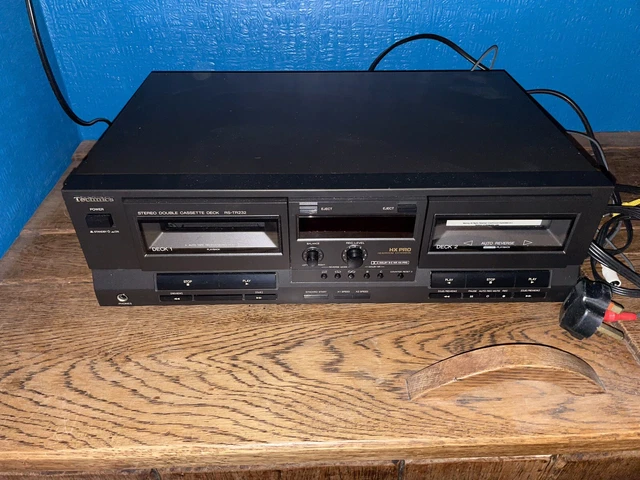 TECHNICS RS-TR232 STEREO Double Cassette Deck - Collection Only £49.99 ...