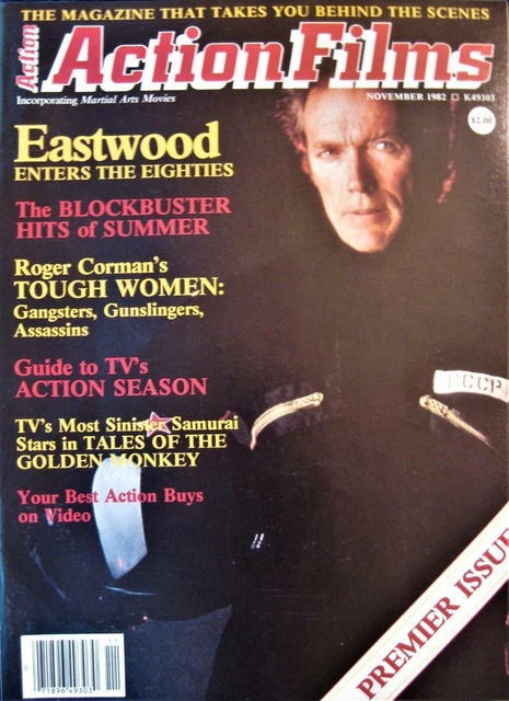 PREMIER NUMERO 11/82 Action Film Magazine Clint Eastwood Roger Corman ...