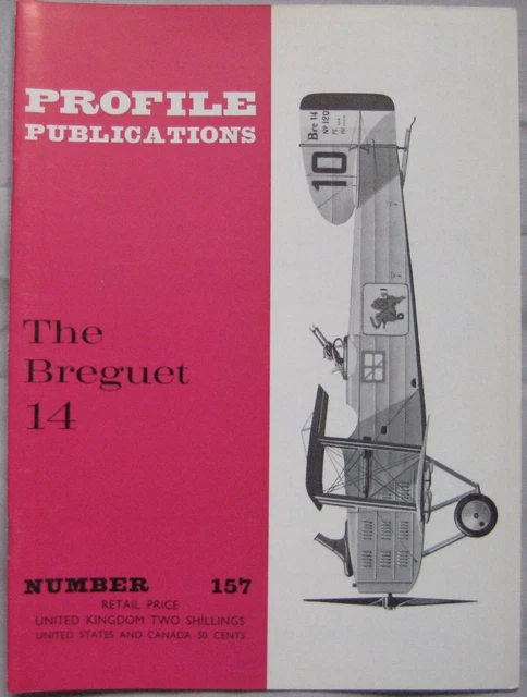 AIRCRAFT PROFILE PUBLICATIONS magazine No 157 Breguet 14 £5.49 ...