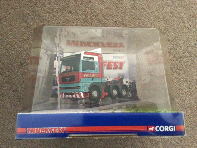 CORGI MODERN TRUCK CC13410 MAN TGA XXL TRACTOR UNIT POLLOCK - TRUCKFEST ...