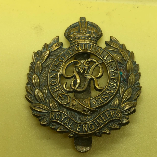 ORIGINAL WW2 BRITISH Army Royal Engineers RE Cap Badge £9.99 - PicClick UK