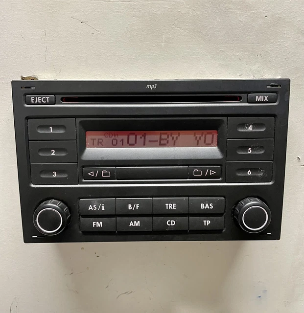 VW RCD 200 MP3 Autoradio Radio Cd MP3 mit Radio Code Polo 9N Lupo Fox ...