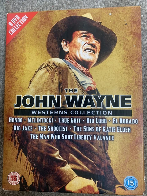 JOHN WAYNE WESTERN COLLECTION 9 DVD Box Set - True Grit The Shootist ...