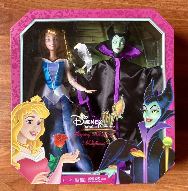 MATTEL DISNEY SIGNATURE COLLECTION - SLEEPING BEAUTY & MALEFICENT DOLL ...