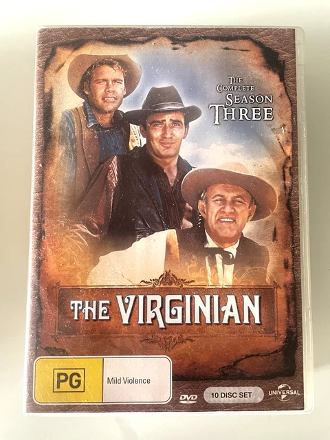 THE VIRGINIAN DVD Complete Season Three 3 ( 10 discs ) region 4 $69.95 ...