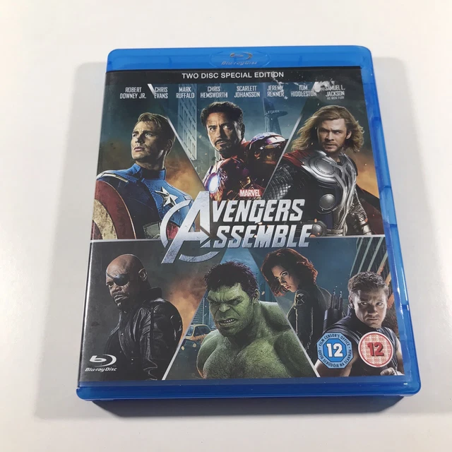 AVENGERS ASSEMBLE BLU-RAY Movie Region Free MARVEL Robert Downey Jr ...