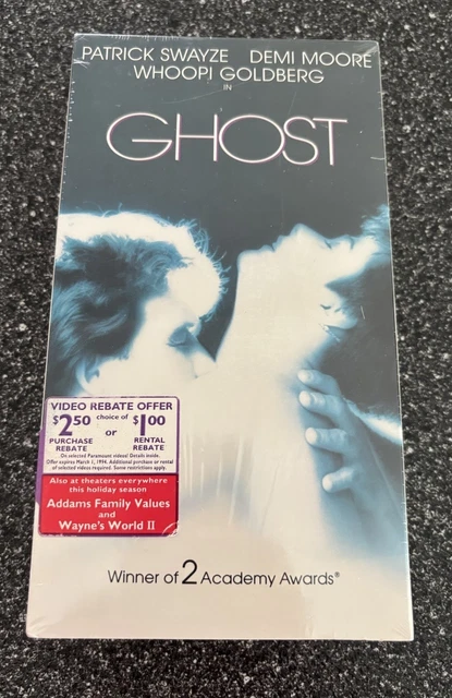 GHOST WITH PATRICK Swayze Demi Moore VHS Video Tape PG-13 Paramount New ...