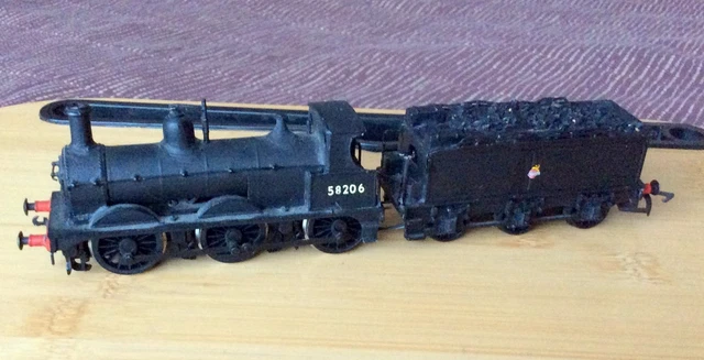 KIT BUILT EX-LMS (MIDLAND RAILWAY) 2F 0-6-0 LOCO & TENDER No 58206 IN ...