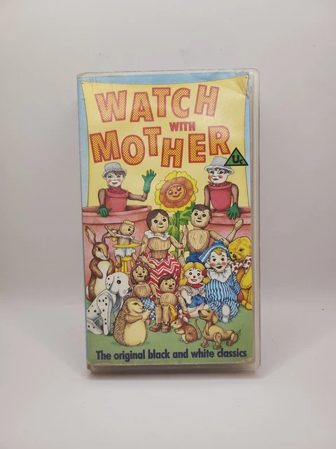 WATCH WITH MOTHER Vhs Video Tape Cassette Vintage Black And White ...