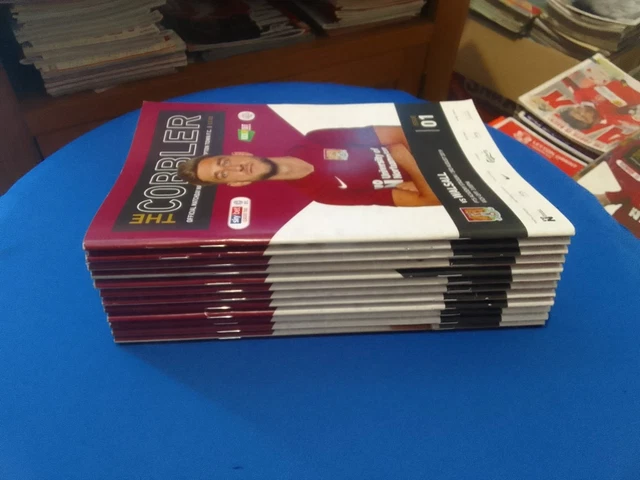 NORTHAMPTON TOWN X 12 2019/2020 Home Football Programmes (Bulk Lot) All ...