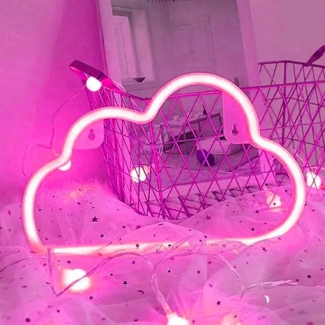 NEON SIGN LIGHT for Bedroom – USB Powered LED Wall Decor Light for Kids ...