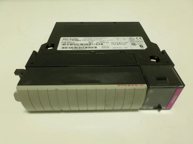 ALLEN-BRADLEY CONTROLLOGIX HIGH SPEED COUNTER MODULE 1756-HSC/A F/W 1.4 ...