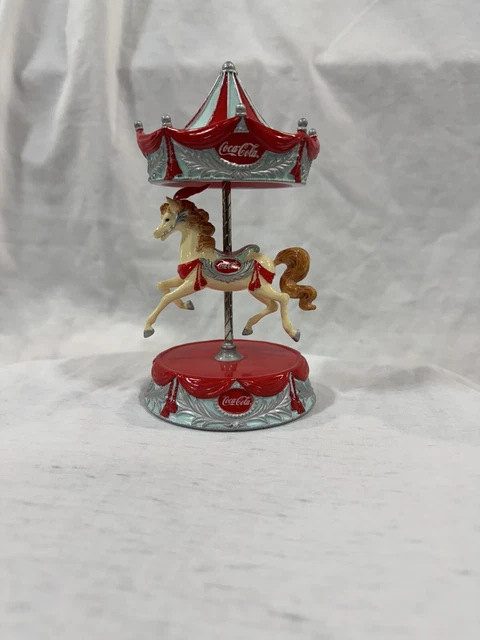 VINTAGE COCA-COLA RACER The Coca-Cola Classic Carousel Collection Ivory ...
