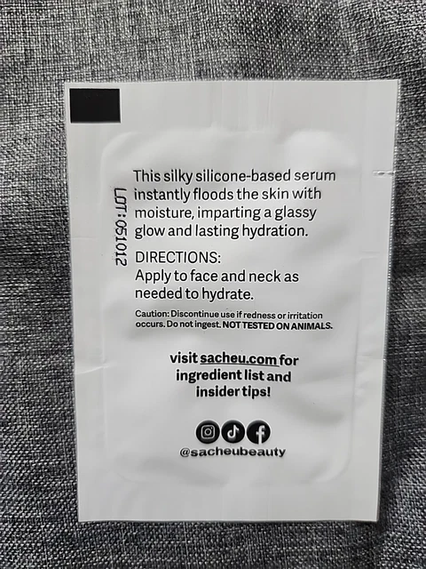 12 PACKETS OF Sacheu Beauty Slick Skin Essential Lipids Serum 0.07 Oz/2 ...