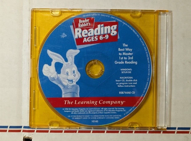READER RABBIT'S READING: Ages 6-9 PC CD - The Learning Company $10.99 ...