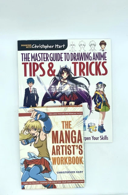 MASTER GUIDE TO Drawing Anime Tricks Manga Workbook Christopher Hart ...