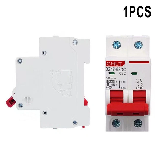 DURABLE 2P 63A MCB with Overcurrent Trip Device and Dual Connection ...