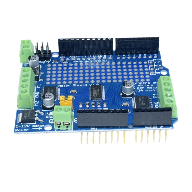 MOTOR/STEPPER/SERVO/ROBOT SHIELD FOR Arduino I2C v2 Kit w/ PWM Driver ...