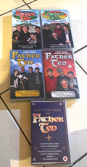 FATHER TED X5 VHS Tapes The Second Sermon Chapter 1 & 2, Series 1 ...
