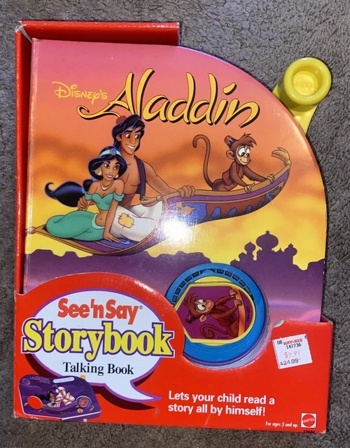 MATTEL DISNEY’S ALADDIN See’n Say Storybook- New £22.73 - PicClick UK