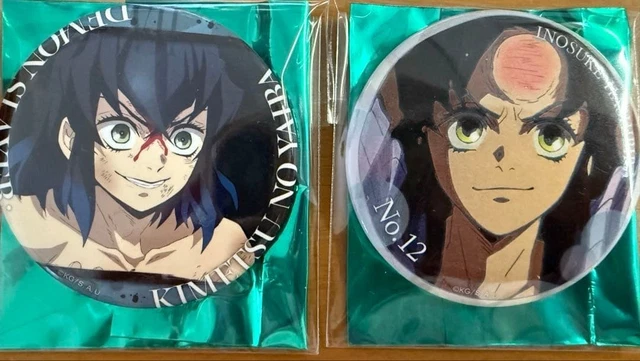 DEMON SLAYER 100 Slayers Inosuke Hashibira Emotional Pinback Button EUR ...