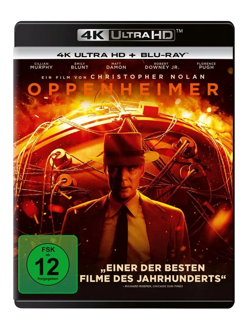 OPPENHEIMER + (4K UHD Blu-ray) Cillian Murphy Emily Blunt EUR 41,84 ...