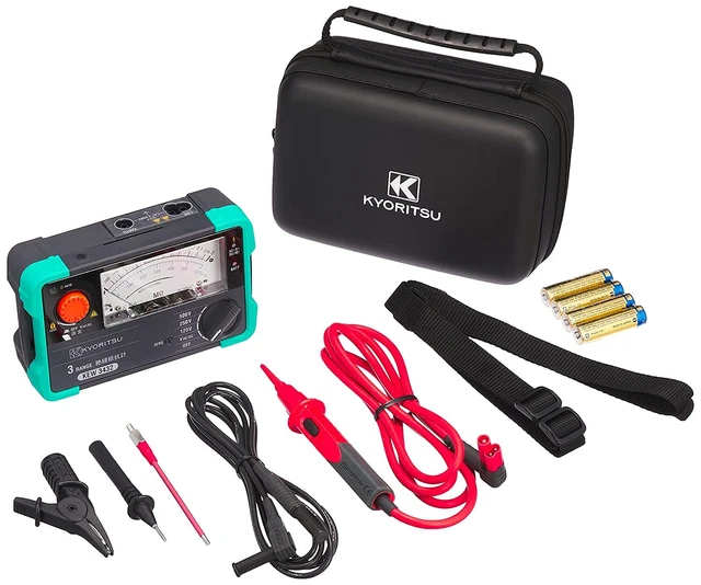 KYORITSU ELECTRIC METER Kyoritsu 3 Range Insulation Resistance Meter £ ...