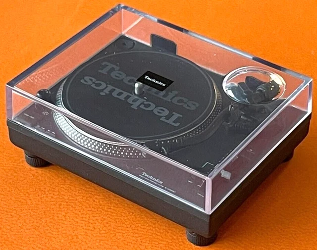 TECHNICS MINIATURE COLLECTION SL-1200MK7 BLACK Turntable Mini Figure DJ ...