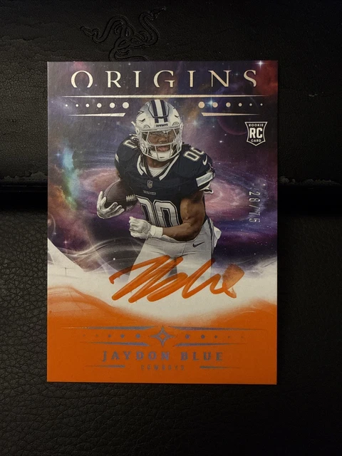 2025 PANINI ORIGINS - Jaydon Blue Rookie Auto On Card Orange /75 Read ...
