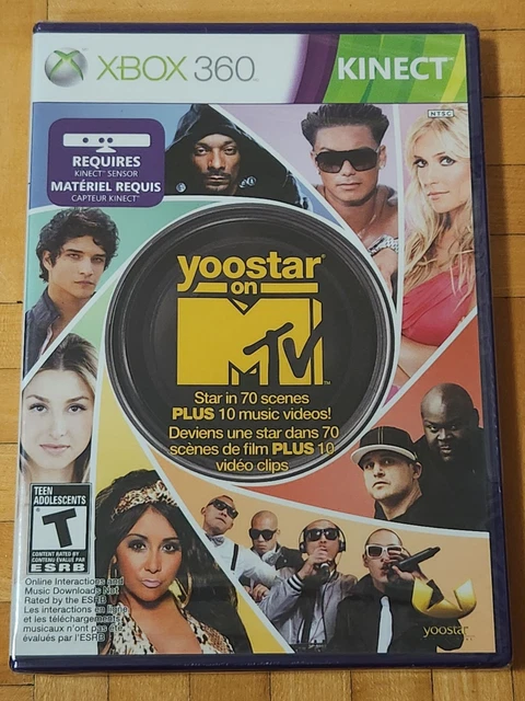 YOOSTAR ON MTV (Microsoft Xbox 360, 2011) *Requires Kinect Sensor - NEW ...