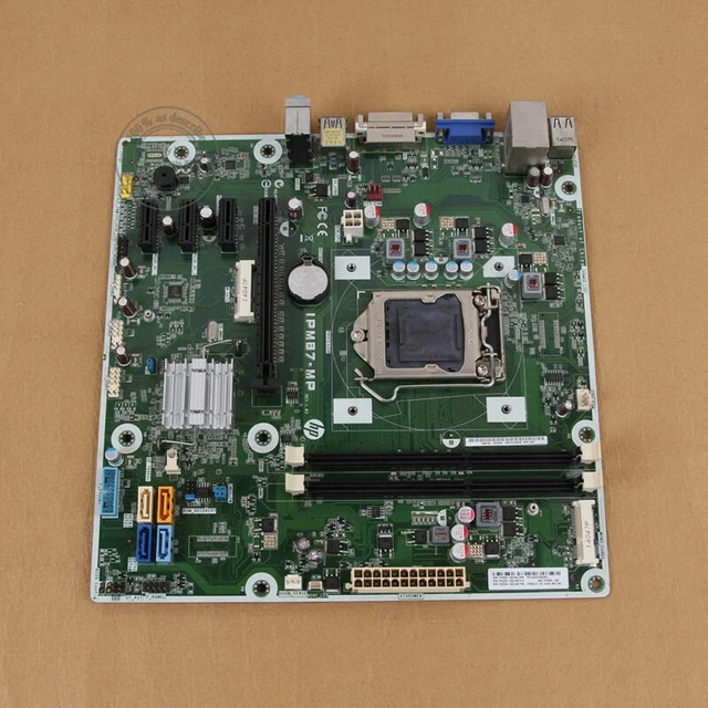 HP IPM87-MP MOTHERBOARD LGA 1150 DDR3 Intel H87 DVI+VGA USB3.0 MicroATX ...