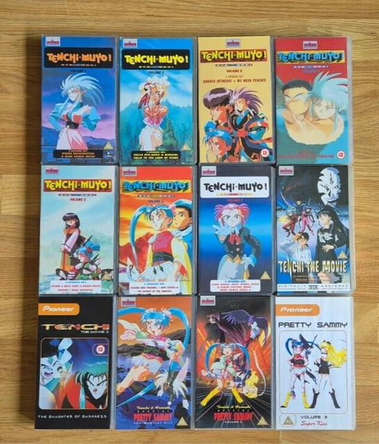 TENCHI MUYO + Pretty Sammy - VHS - 12 Tapes - Series + Movies - Anime ...