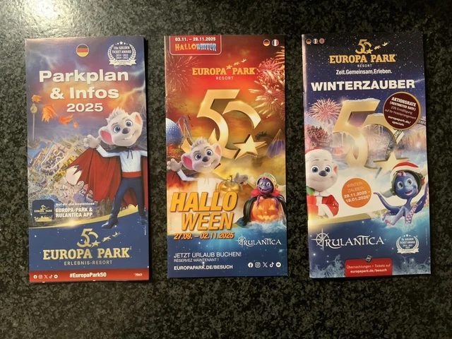 PARKPLAN PROSPEKTE HALLOWEEN und Winterzauber Europa-Park Rust 2025/26 ...